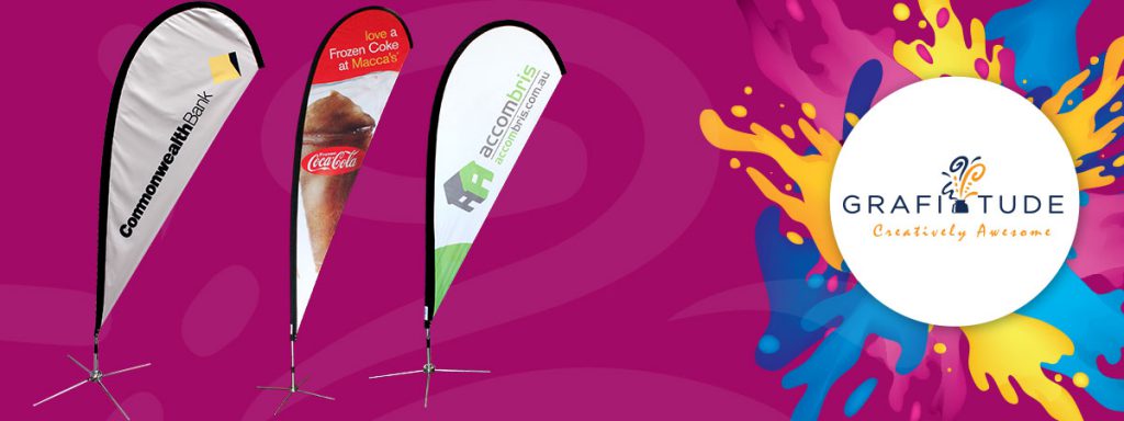 Grafitude | Teardrop Banners Printing Services in Nairobi | Grafitude ...