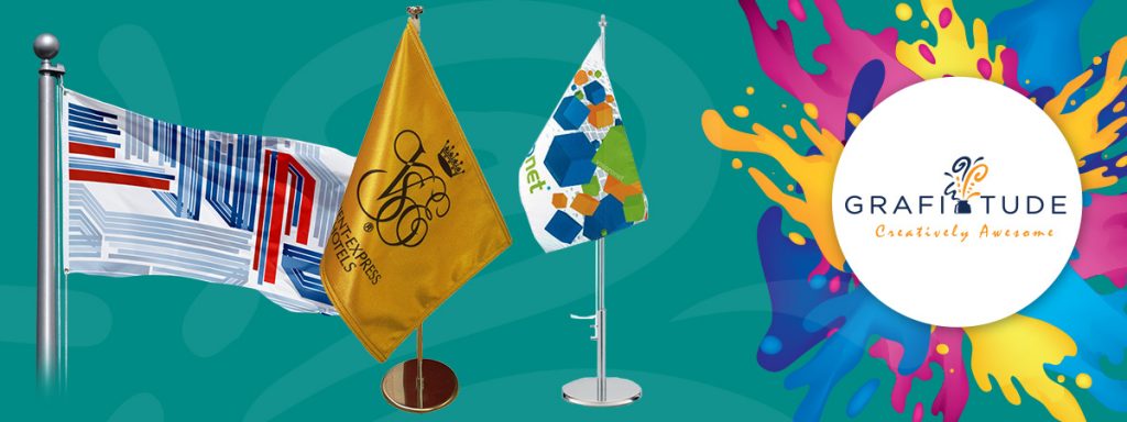 Table Flags | Grafitude Design and Print